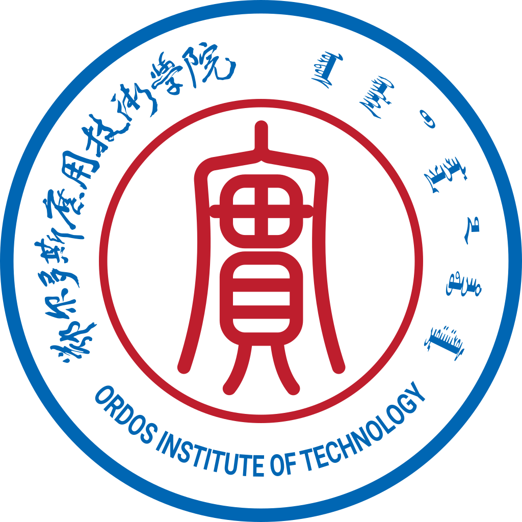 鄂尔多斯应用技术学院校徽矢量图下载 - 中国大学矢量校徽大全